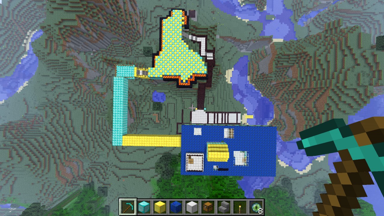 Cliff Side Fortress Minecraft Map
