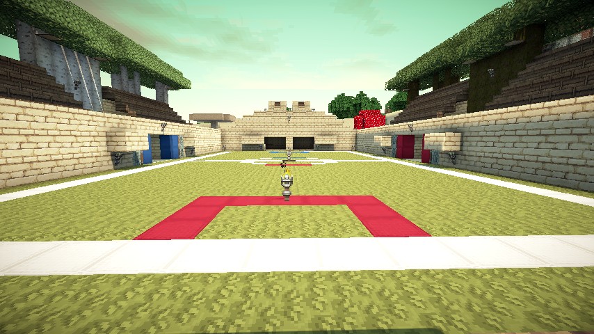 Sandstone Spleef Arena Minecraft Map