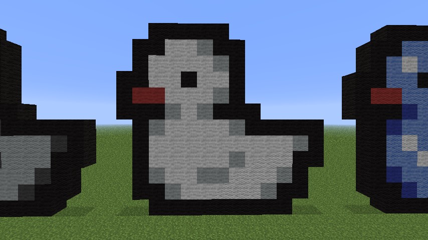 DUCKS ! (pixelart) Minecraft Map