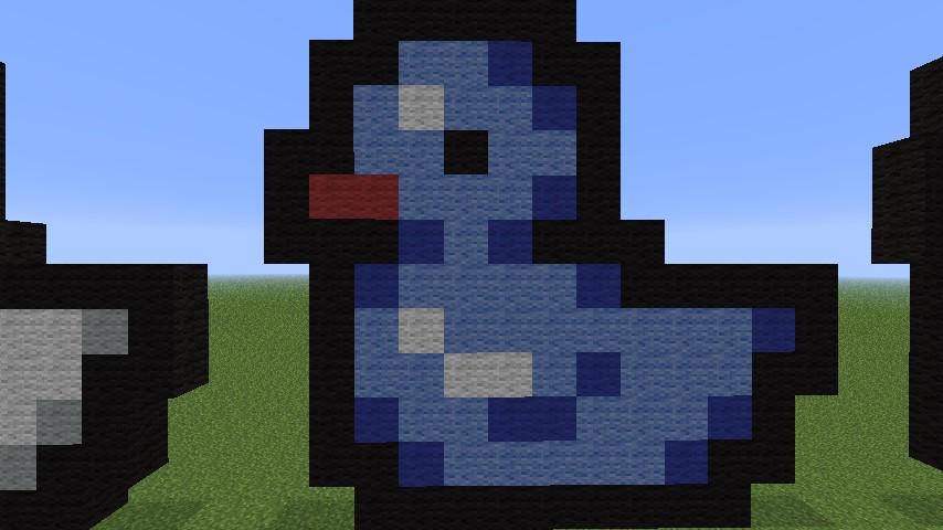 DUCKS ! (pixelart) Minecraft Map