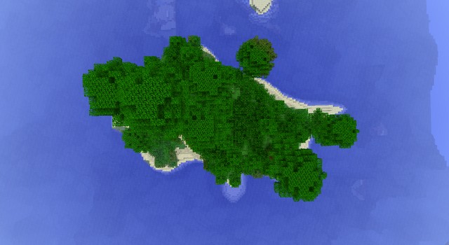 jungle survival island Minecraft Map