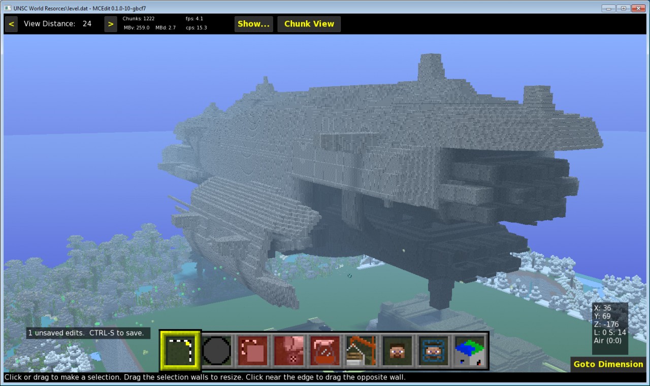 Nexus (TJI)- Noah Colony Battleship Minecraft Map