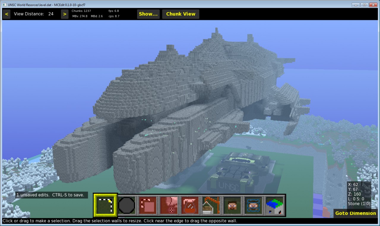 Nexus (TJI)- Noah Colony Battleship Minecraft Map