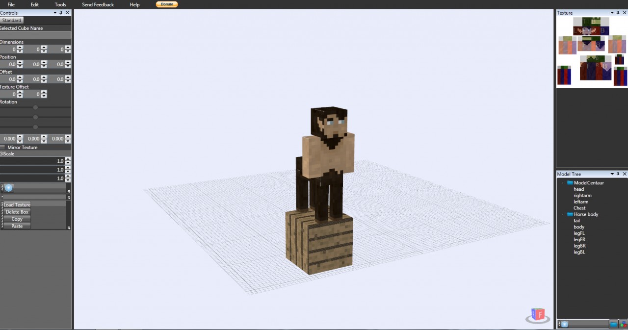 Centaur and Centaur Warrior Models [java] [techne] Minecraft Map