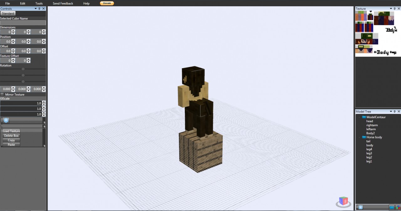 Centaur and Centaur Warrior Models [java] [techne] Minecraft Map