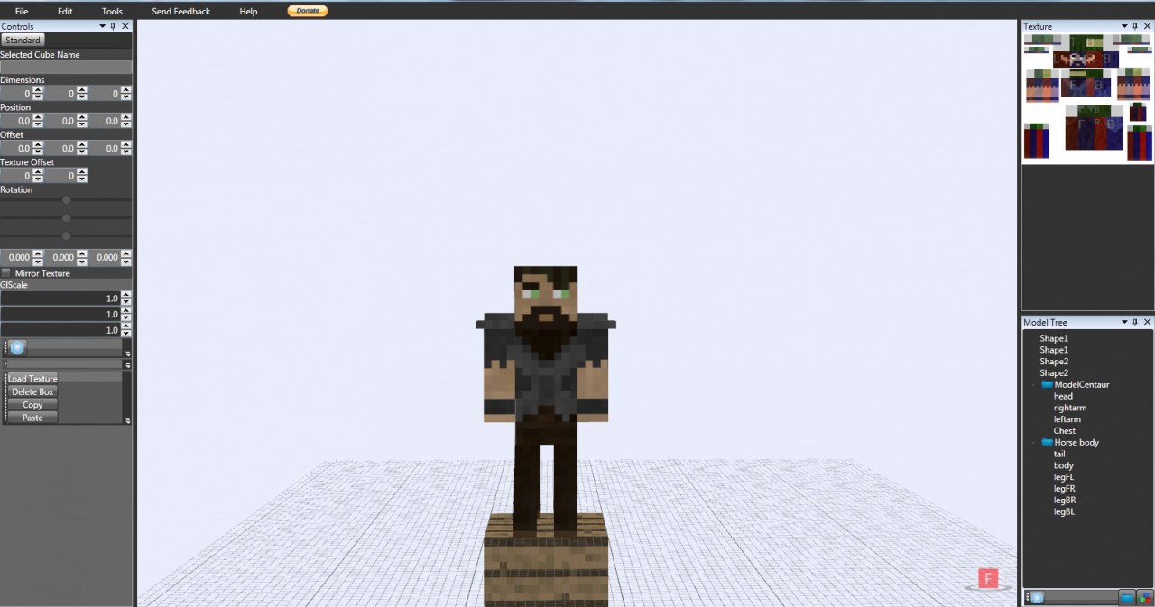 Centaur and Centaur Warrior Models [java] [techne] Minecraft Map