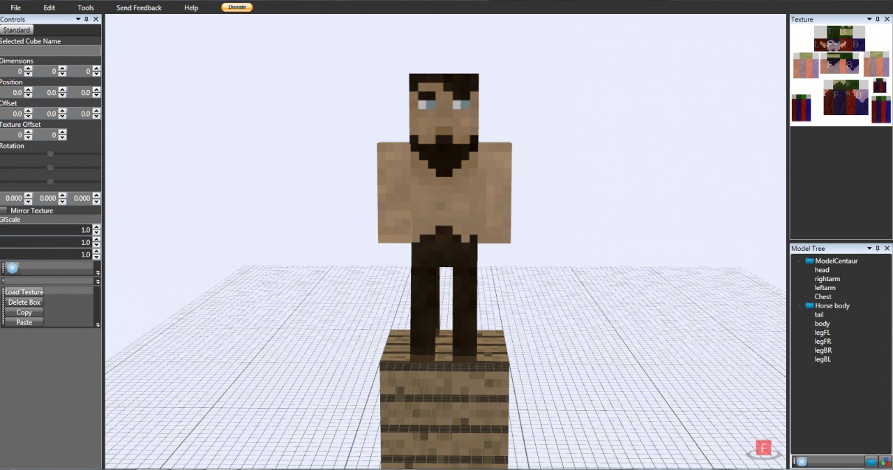 Centaur and Centaur Warrior Models [java] [techne] Minecraft Map