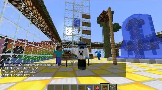 Chicken Lag meter build +1000 points on reddit Minecraft Map