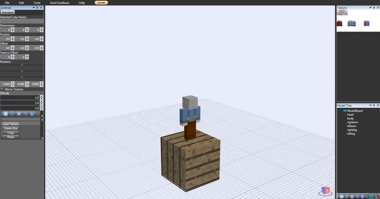 Gnome, Imp and Nymph Models [java] [techne] Minecraft Map