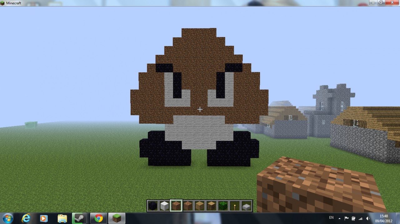 Goomba Art Minecraft Map