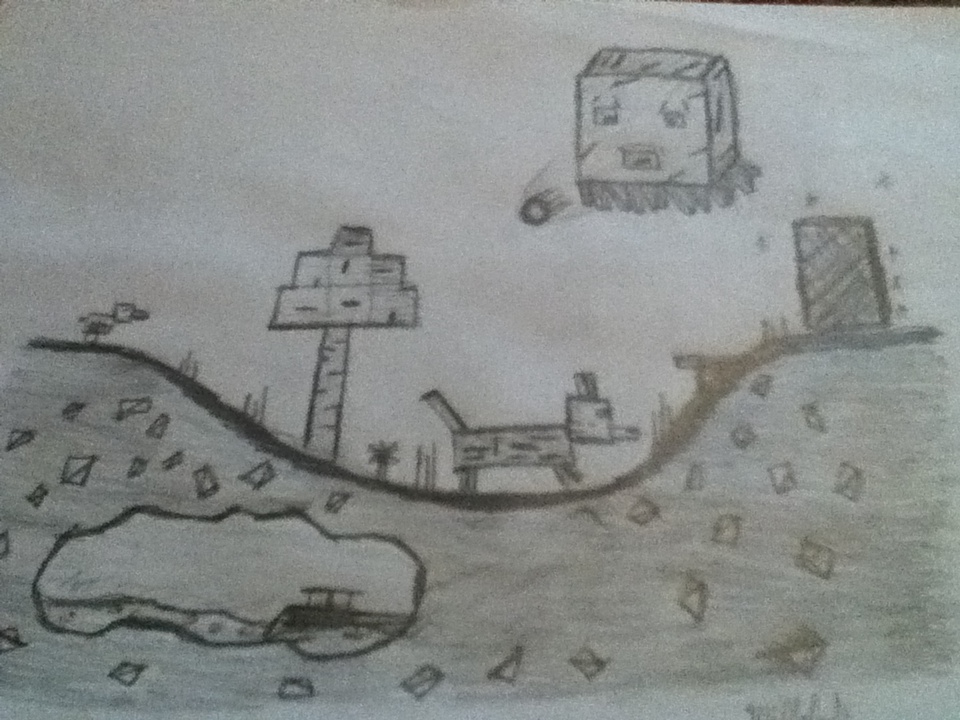 My Awesome Minecraft drawings Minecraft Map