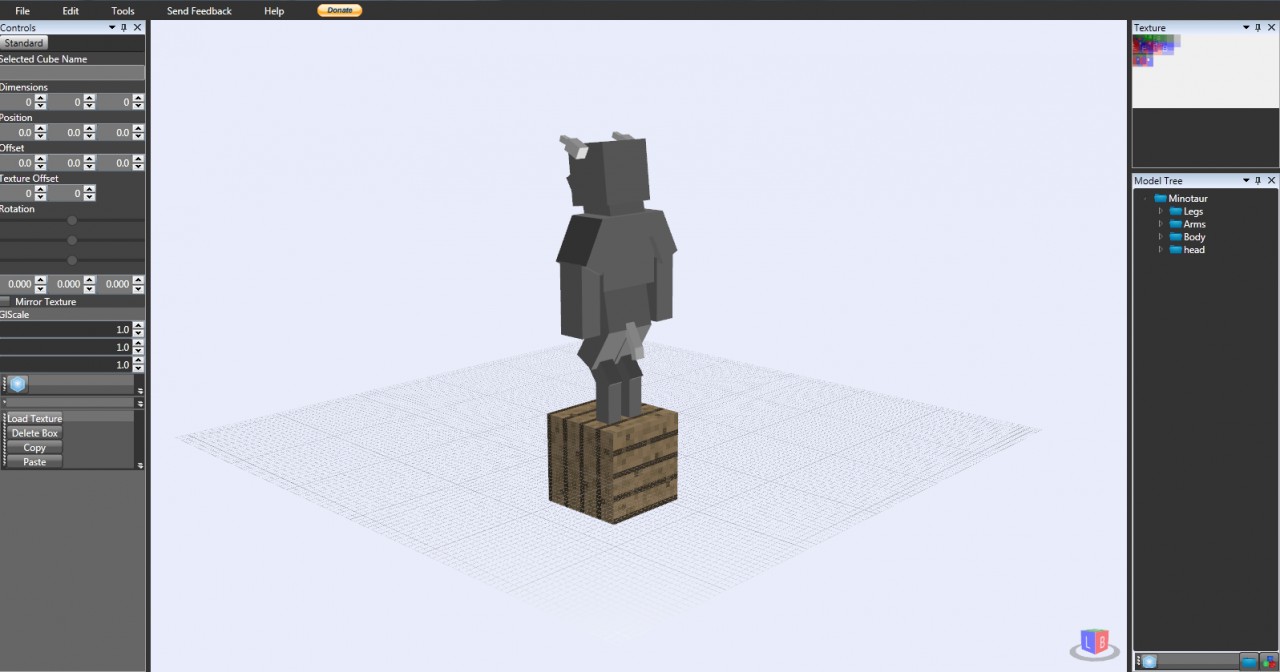 Minotaur Model [java] [techne] Minecraft Map