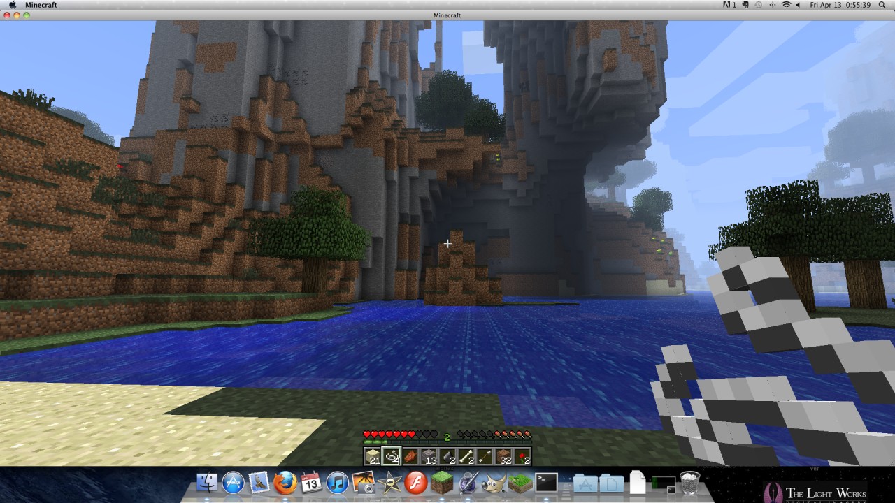 Glacier Map from Beta 1.5 Minecraft Map