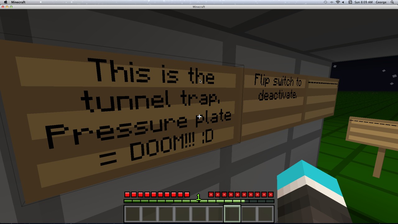 SUPER SECRET base entrance/mineshaft trap Minecraft Map