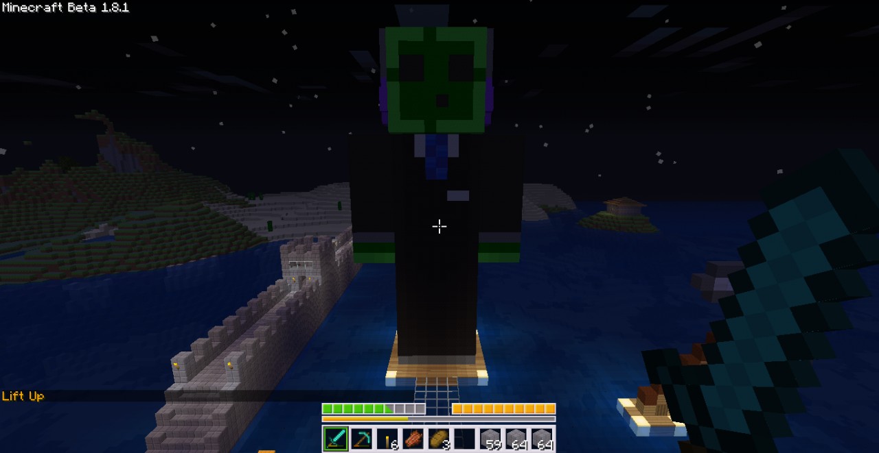 Statue made in Survival. Minecraft Map