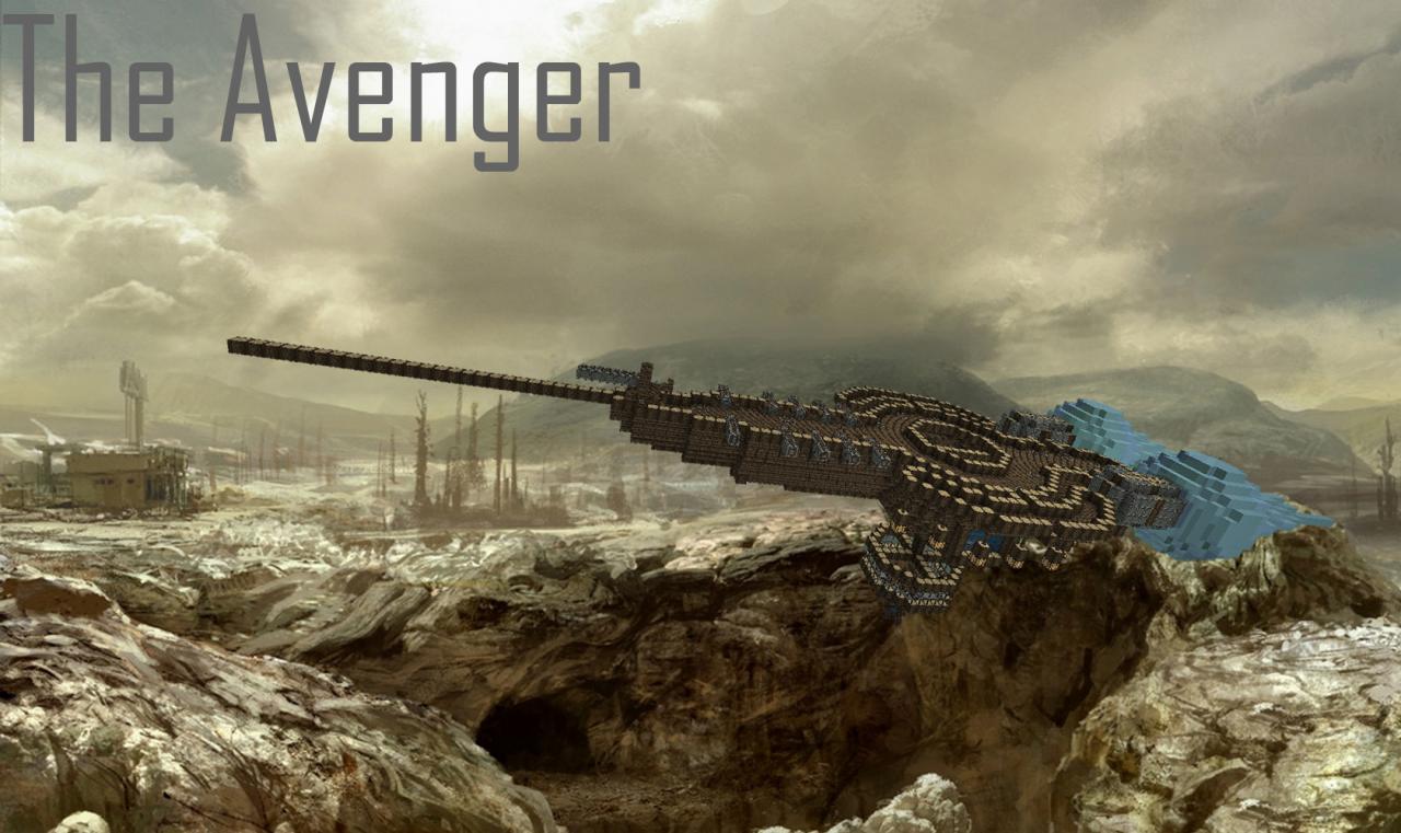 The Avenger (Air Ship) Minecraft Map