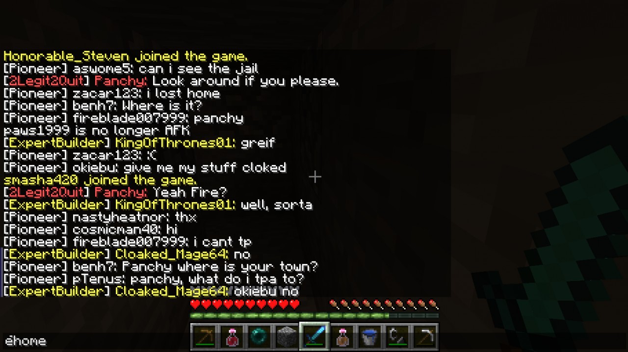 why is my / in minecraft è