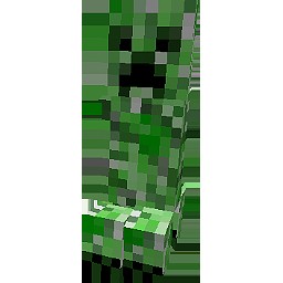 Minecraft ascii Creeper (Highlight it)