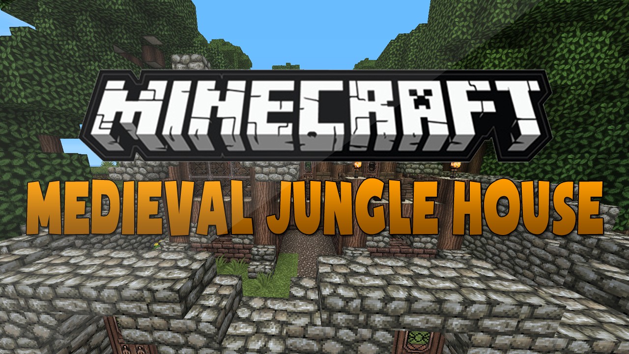 Medieval Jungle House! With speedbuilds! Minecraft Map