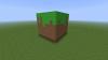 Big Grass Block with inside House Minecraft Map