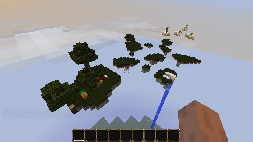 sky islands Minecraft Map