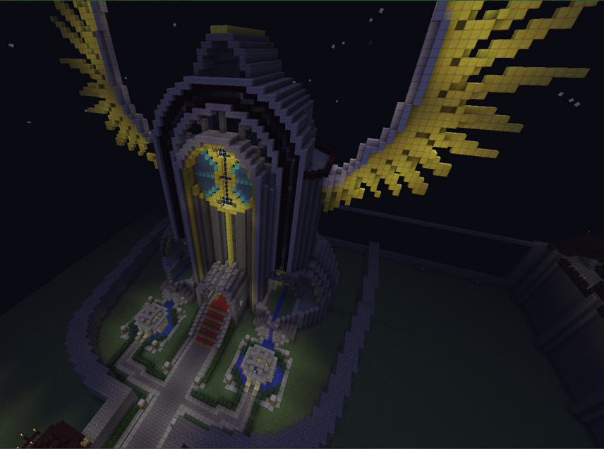 Winged Temple of Midstone Minecraft Map
