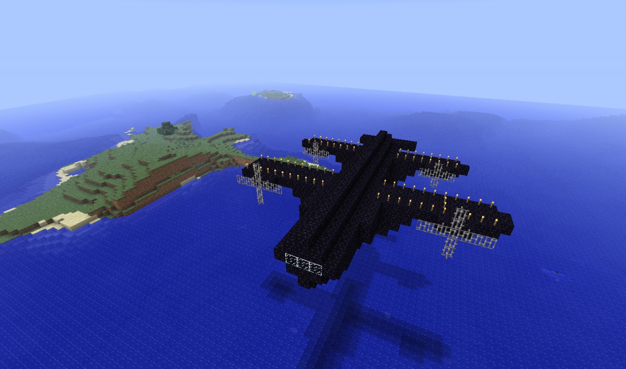 Small Bomber Airplane Minecraft Map