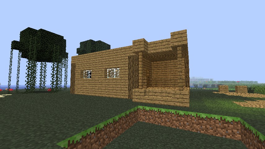 Diamonds and Cool House Minecraft Map