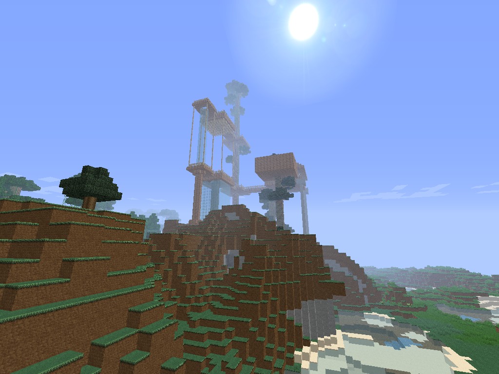 Tree Village Minecraft Map