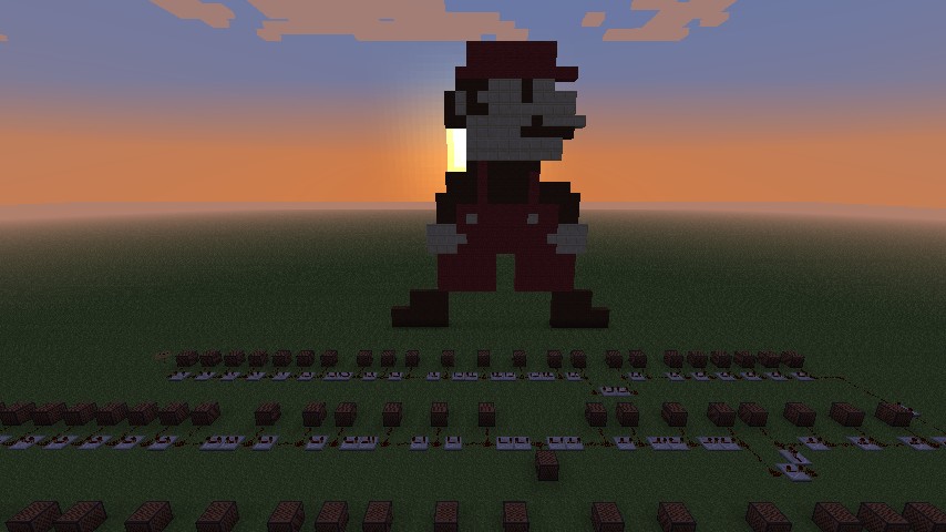 Super Mario Bros since 1985 (Note Blocks) Minecraft Map