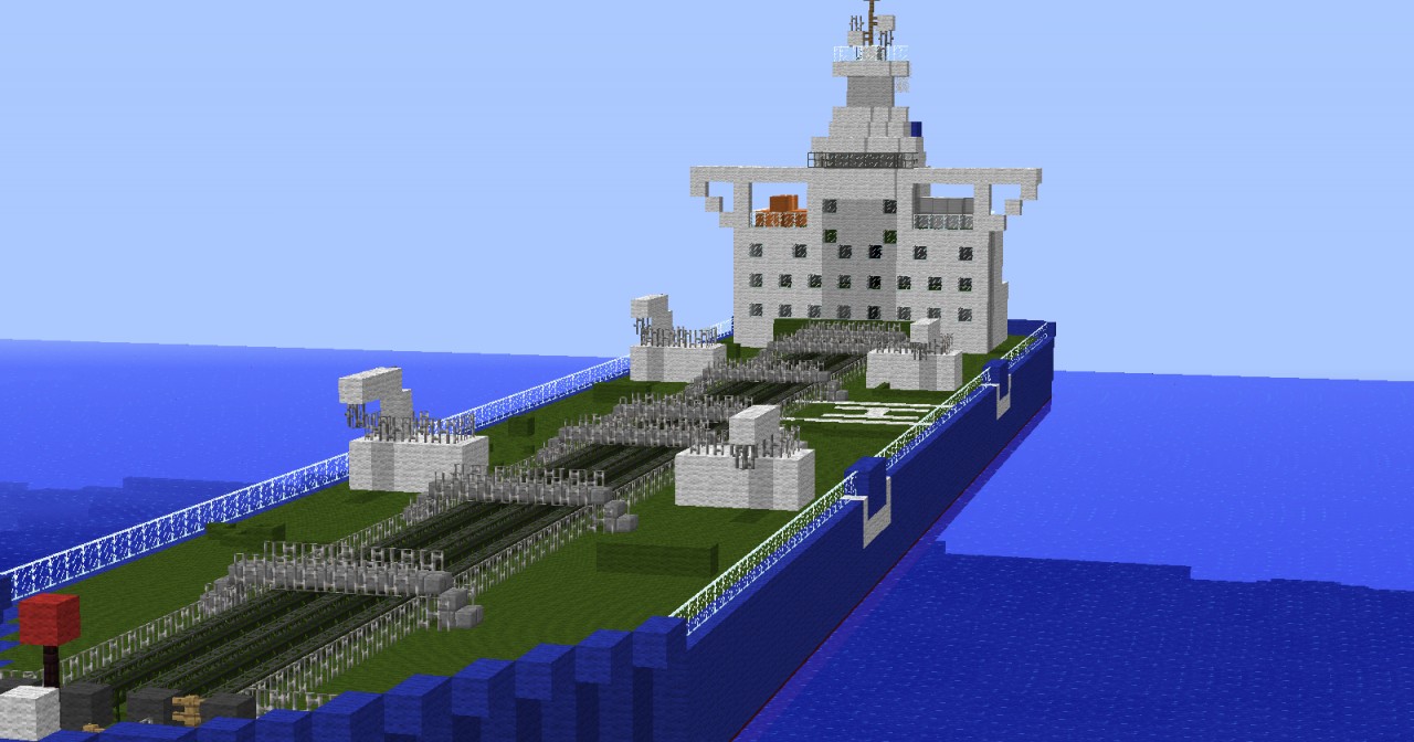 The SS.Atlas-IV Oil medium long range oil tanker Minecraft Map