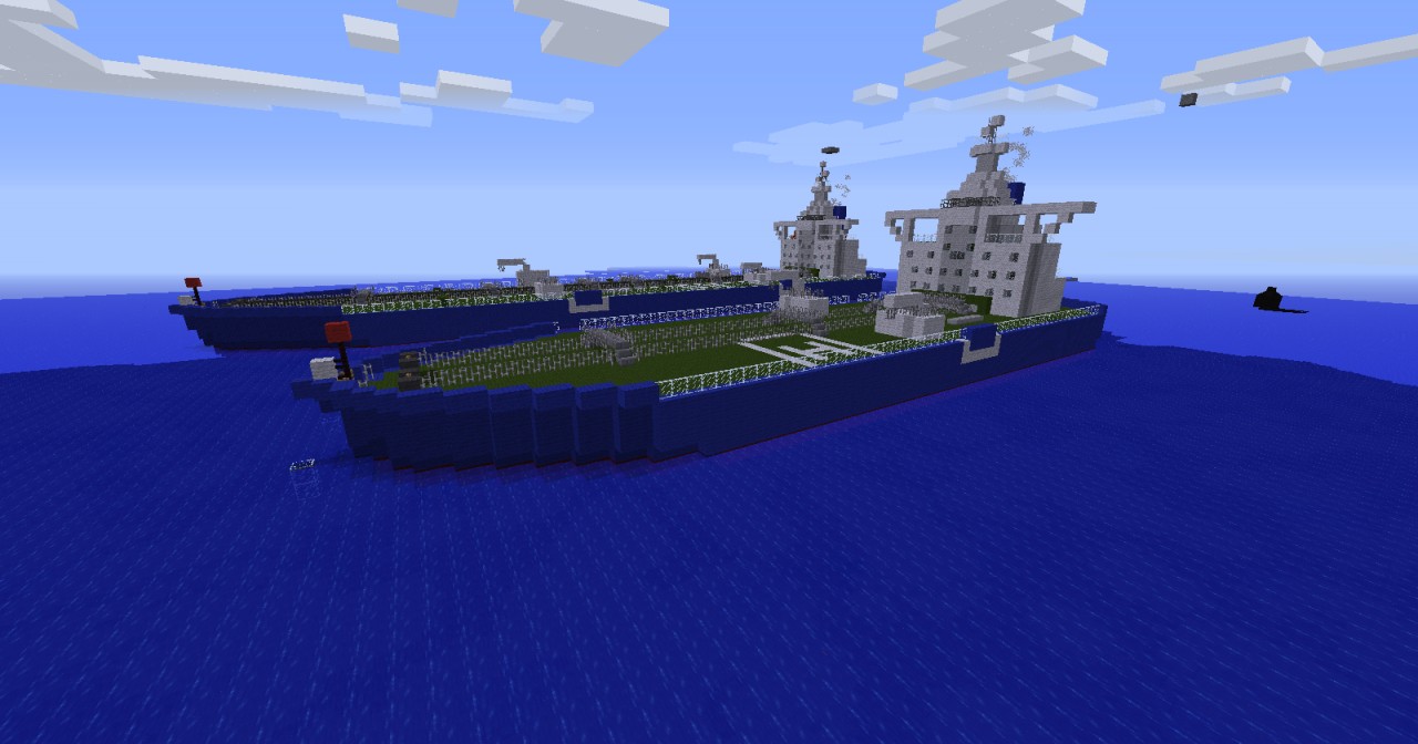The SS.Atlas-IV Oil medium long range oil tanker Minecraft Map