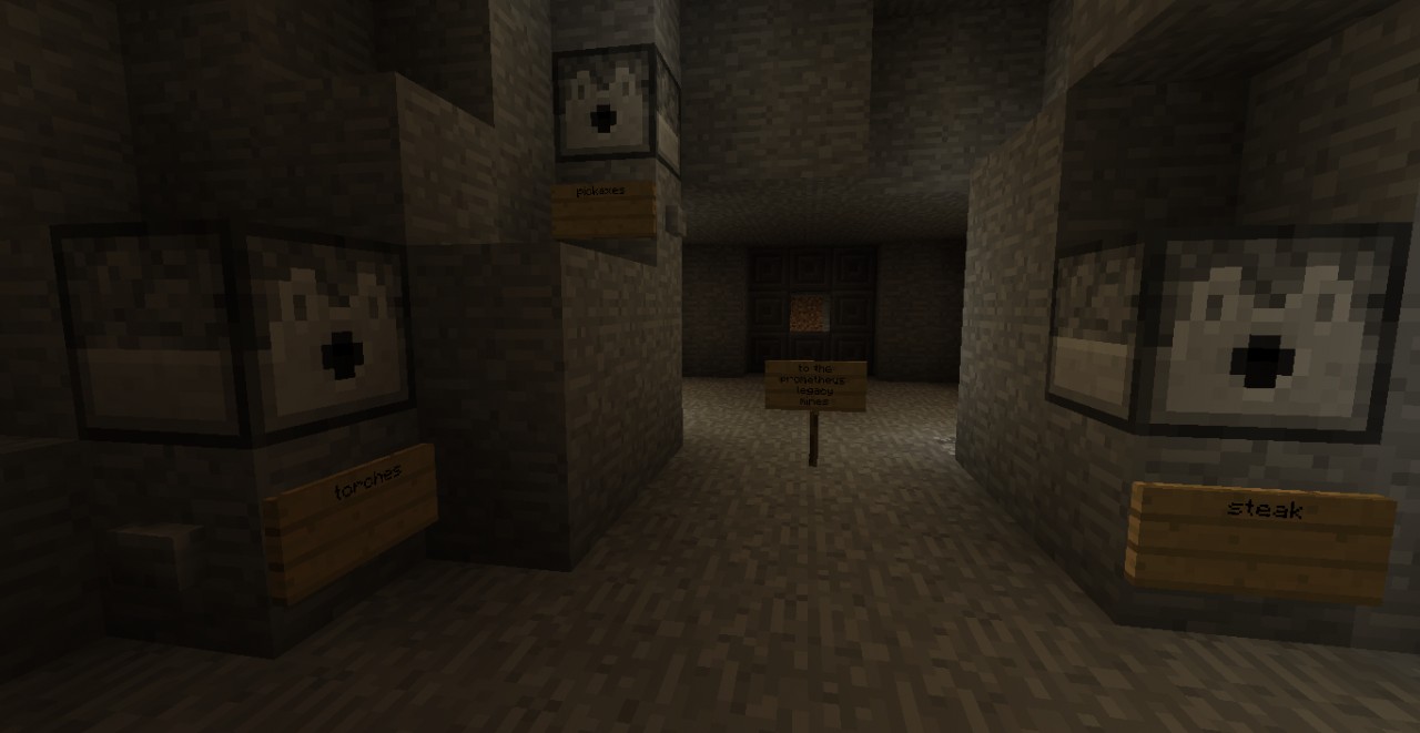 the prometheus legacy mines-dead lost files Minecraft Map
