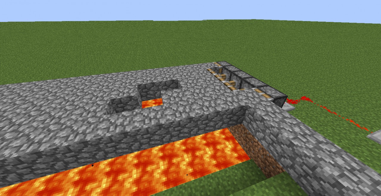 Self-Building Bridge Minecraft Map