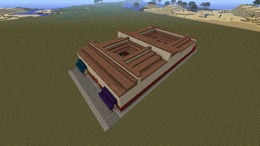 Roman Domus - Historically Accurate (World Save, Schematics) Minecraft Map