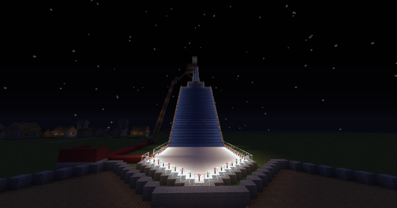 Minecraft Hill (Ski Jumping) Minecraft Map