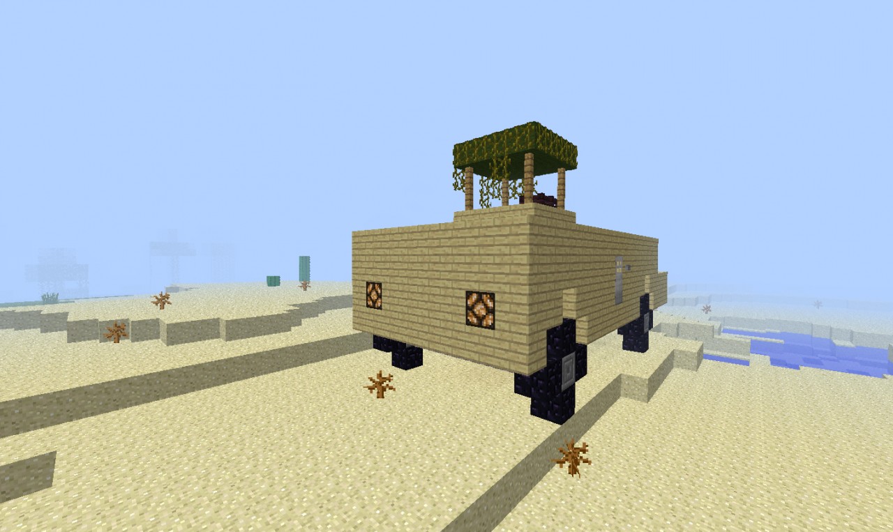Jeep WIth Turret Minecraft Map
