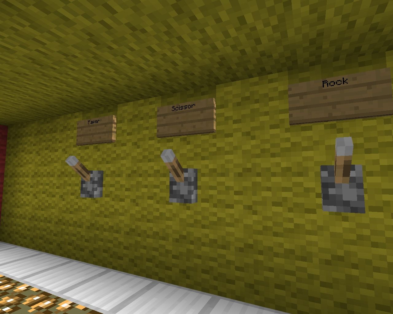 Rock, Paper, Scissors - MiniGame Minecraft Map