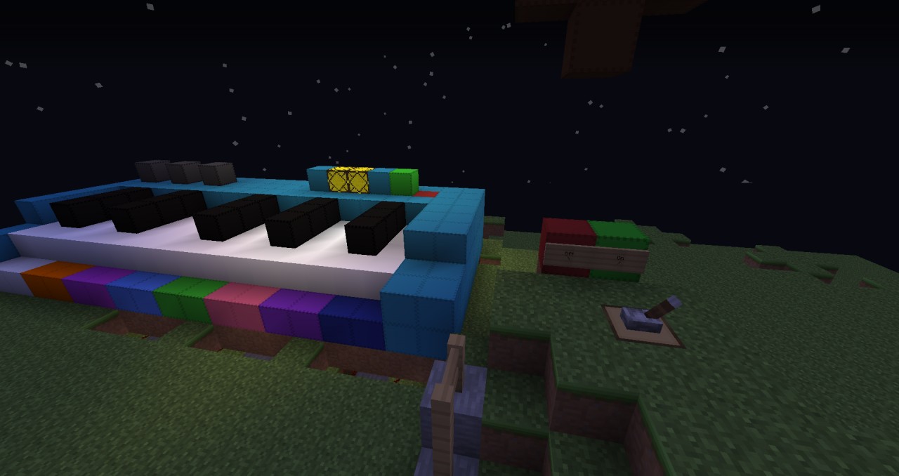 Redstone mini Piano Minecraft Map