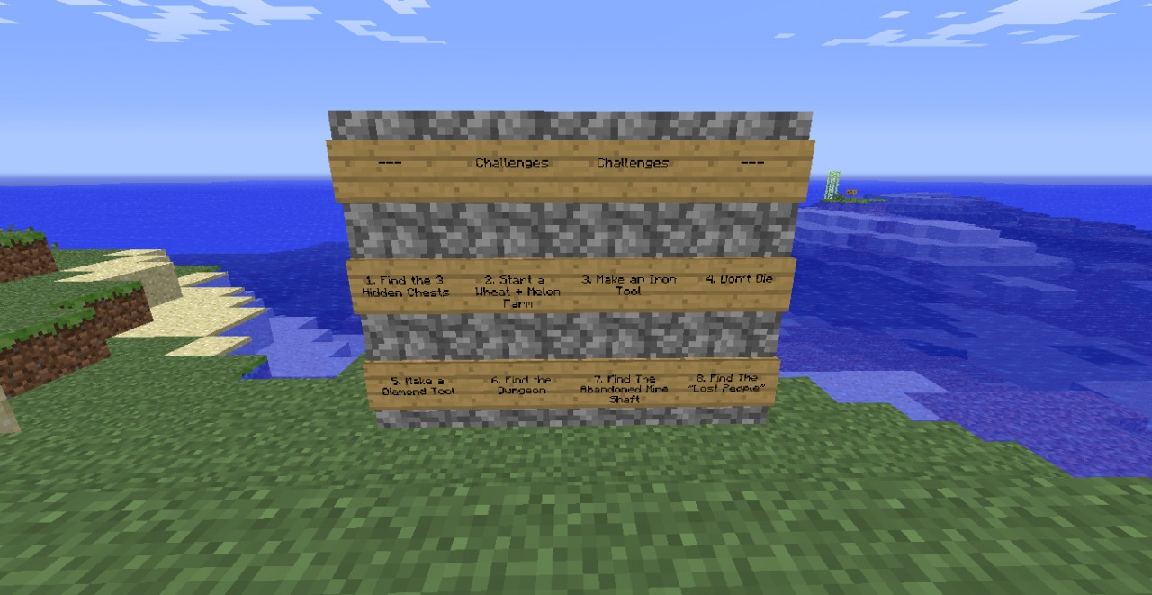 Find The Lost (Survival Adventure Map) Minecraft Map