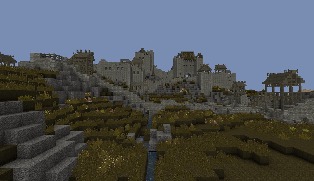 Medieval city - Whiterun inspired Minecraft Map