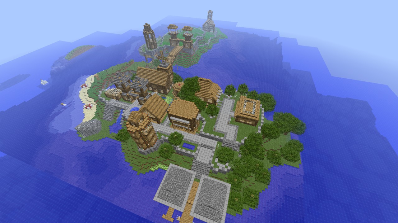 Stigs little city. Minecraft Map