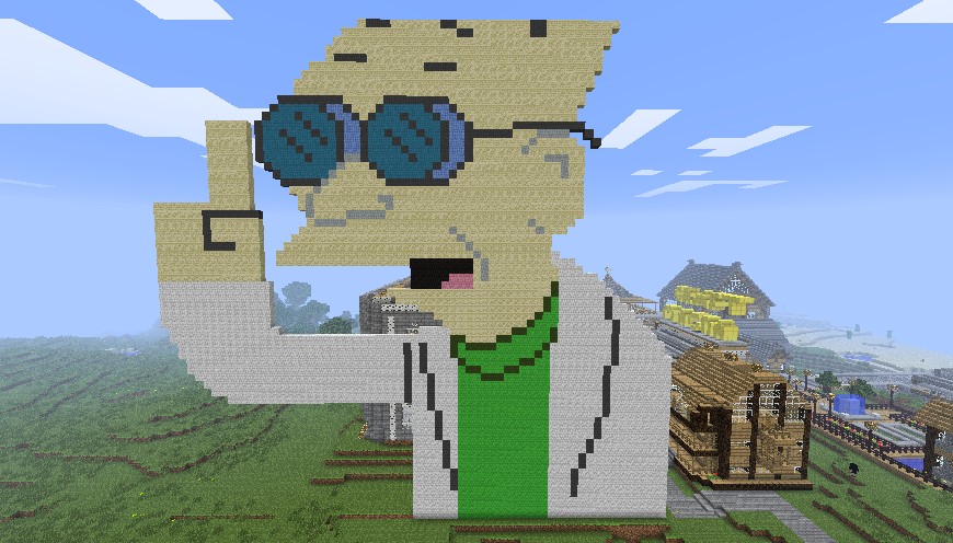 Dr. Farnsworth from Futurama Minecraft Map