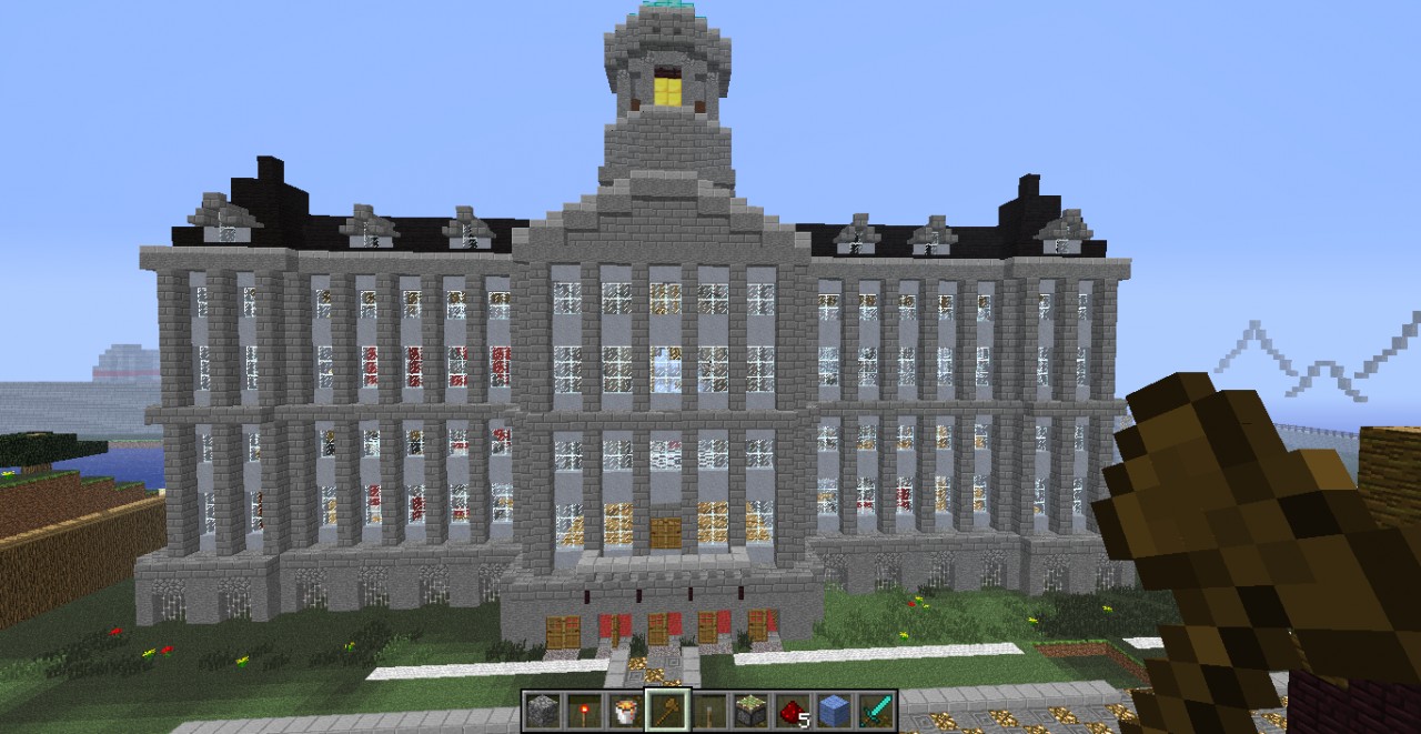 Huge Church/School Minecraft Map