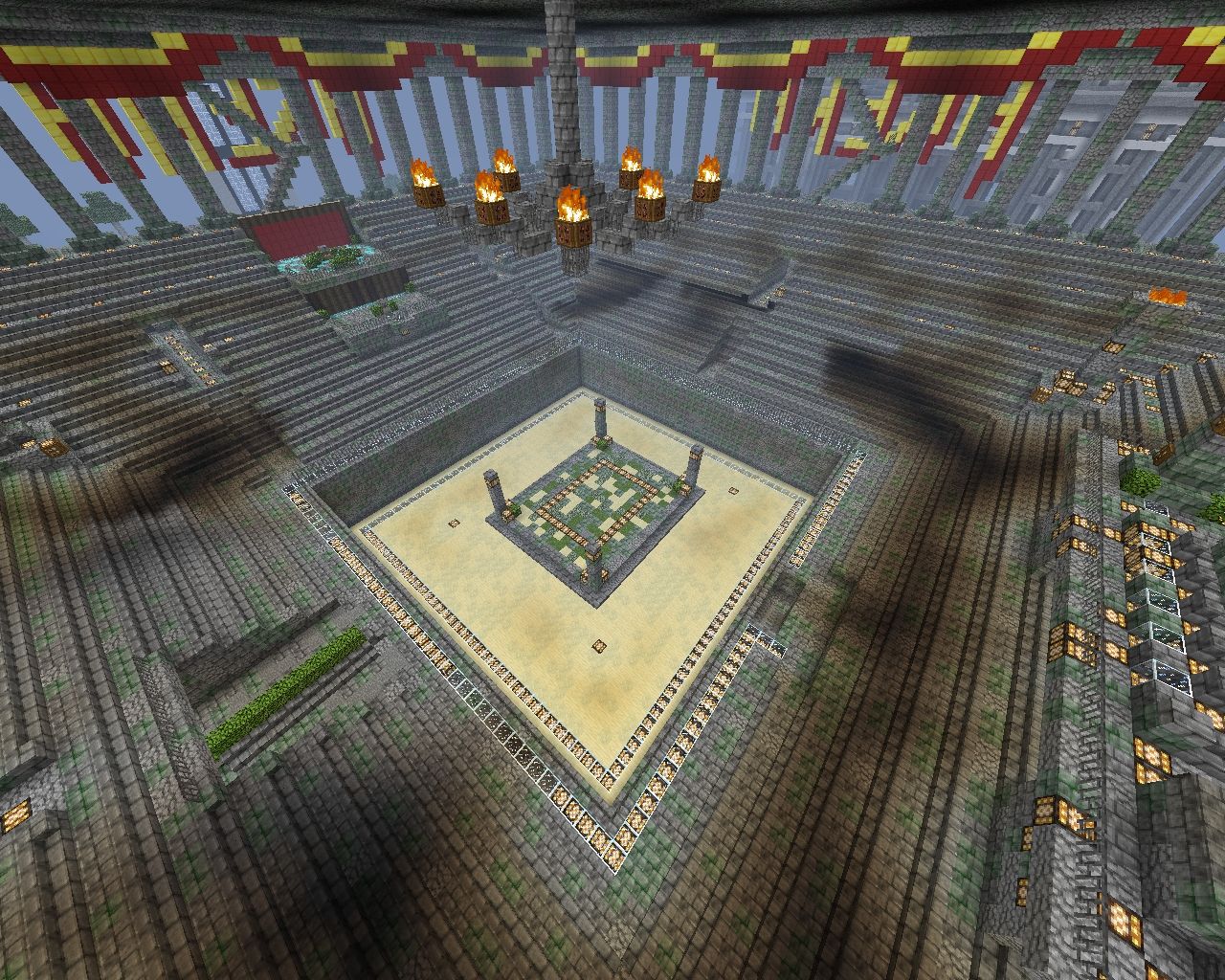 Minecraft mob arena schematic - aslpe