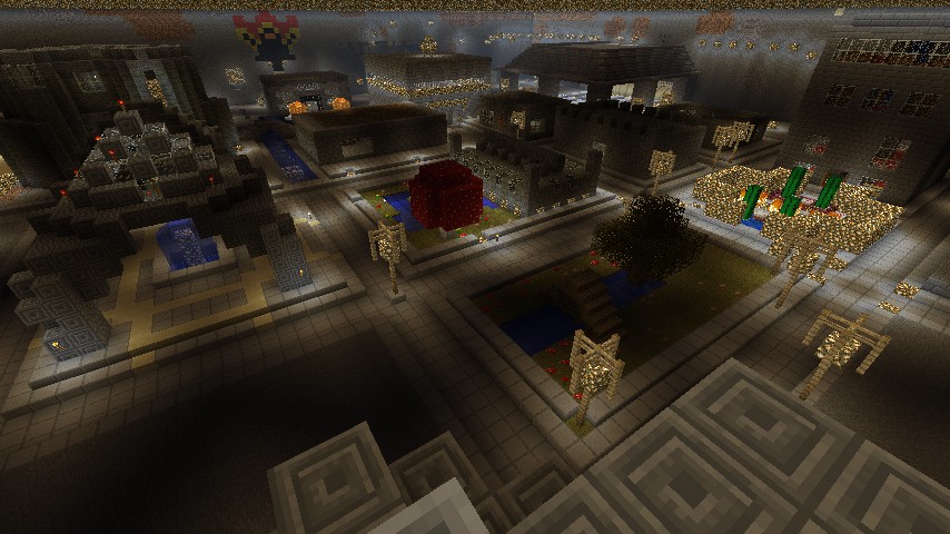buildingproject: underground city Minecraft Map