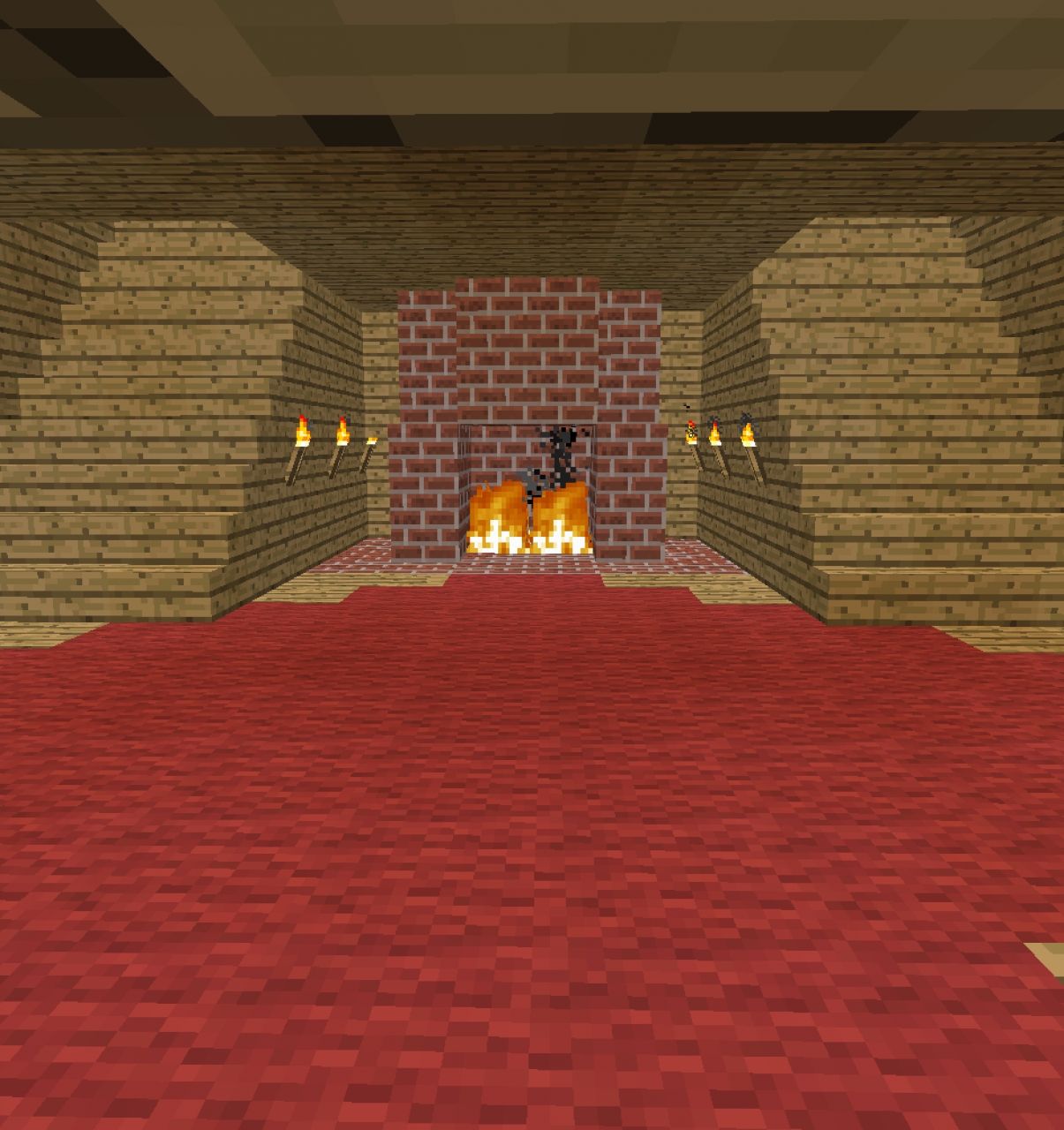 Massive log cabin Minecraft Map