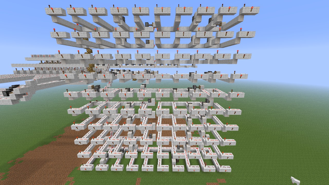 100 Destination Redstone Trainstation [simple handling] Minecraft Map