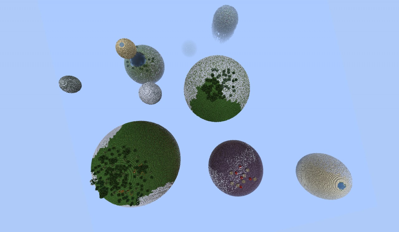 Various Planets Minecraft Map