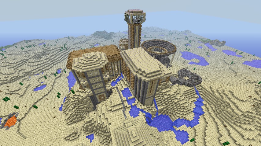 Sand Castle Minecraft Map